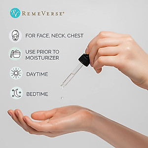 Hyaluronic Acid Serum 1 oz, 100% Pure Medical Grade Clinical Strength Hyaluronic Acid- Anti aging serum for your face, lips and décolleté. For dry skin and fine lines.