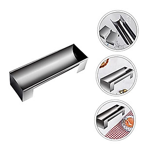 Cabilock U Shape Cake Mold Food Molds Stainless Toaster Round Bread Pan Bread Cooking Pan Bread Loaf Pan Bread in a Can Kitchen Baking Tool Creative Baking Mold Dessert Baking Mold Silver