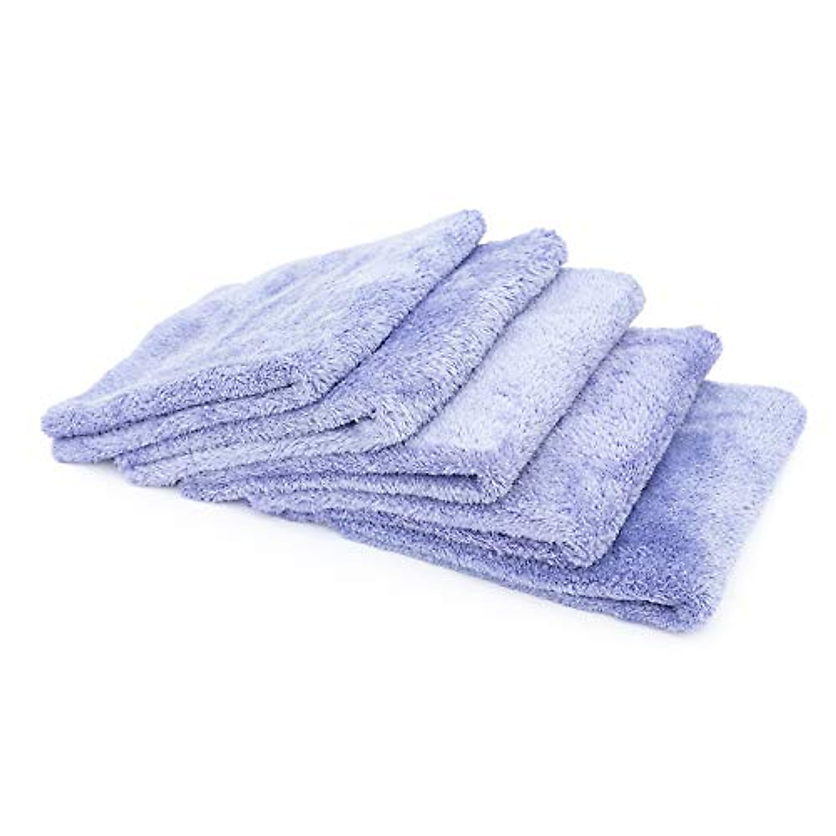 The Rag Company - Eagle Edgeless 350 (5-Pack) Professional Korean 70/30 Blend Super Plush Microfiber Detailing Towels, 350GSM, 16in x 16in, Lavender