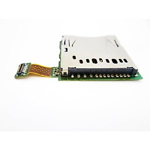 SD Memory Card Reader Slot Socket Tray with PCB Board Flex Cable Connection Replacement Compatible with Nintendo 3DS (2pcs)