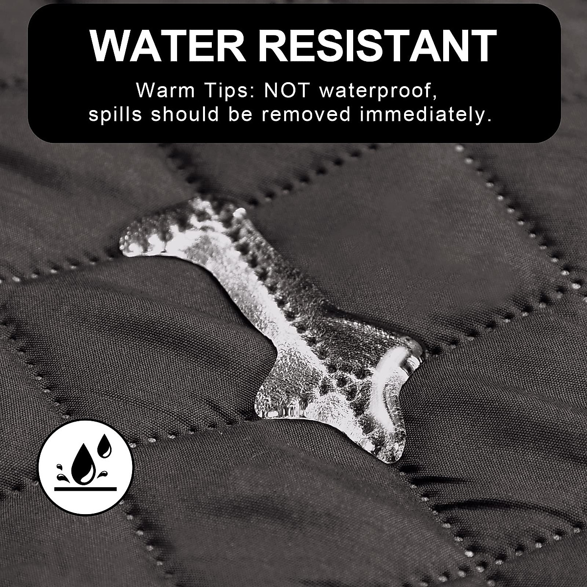 Deeky Couch/Sofa Cover for 3 Cushion, Furniture Cover Protector for Pets, Dog - Reversible and Water Resistant with Foam Sticks & Elastic Straps, Chocolate/Beige