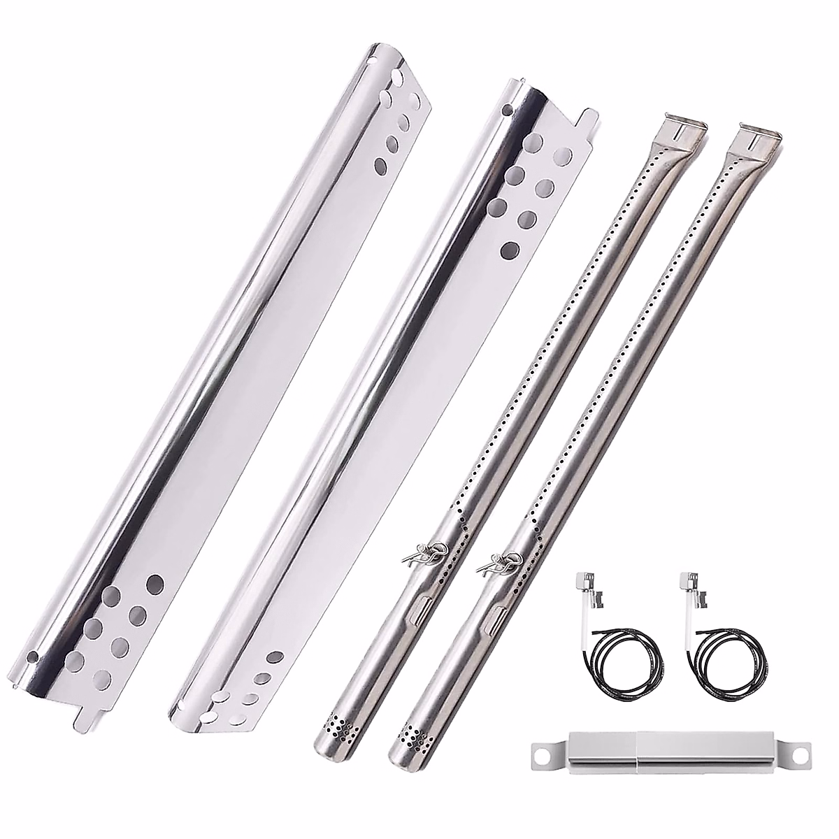 Grill Replacement Parts for Charbroil 2 Burner 463625217 463625219 463673517 463673519 463673019 Grill,17.75 Inch Burner Parts for Char-Broil 2 Burner Grill,Heat Plate for Charbroil 463625217 Grill