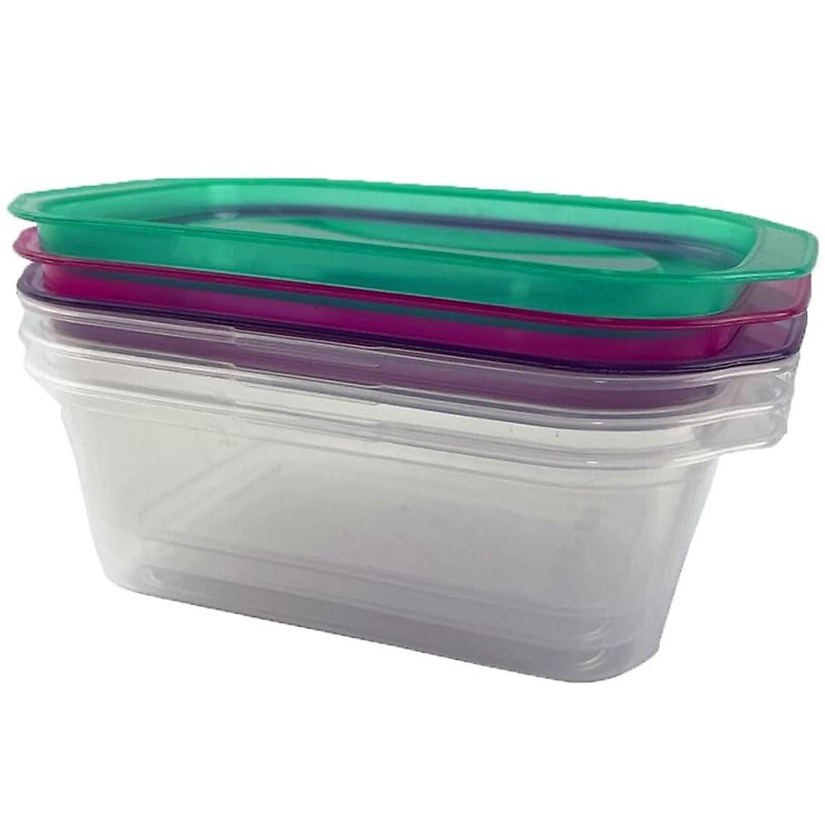 The Lakeside Collection Set of 3 Food Storage Containers with Lids
