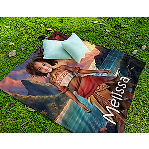 Custom Blanket with Pictures, Kids Photo Blanket, Princess Gift for 5 Year Old Girl, Personalized Gifts for a Birthday Christmas, 30 x 40 Photo Blankets Custom Print, Meaningful Gifts for Her KC47