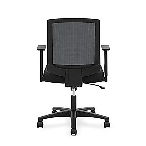 HON Torch Mesh Mid-Back Task Chair, Fixed Arms, in Black (HVL511)