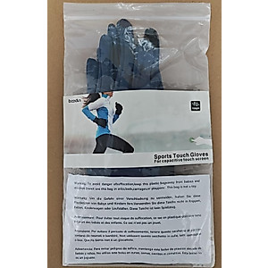 Arcweg Running Gloves Winter Thermal Anti-Slip Touchscreen Gloves Windproof Fleece Lining Gloves Men Women for Sports Walking Cycling Driving Riding Bike Blue S/M