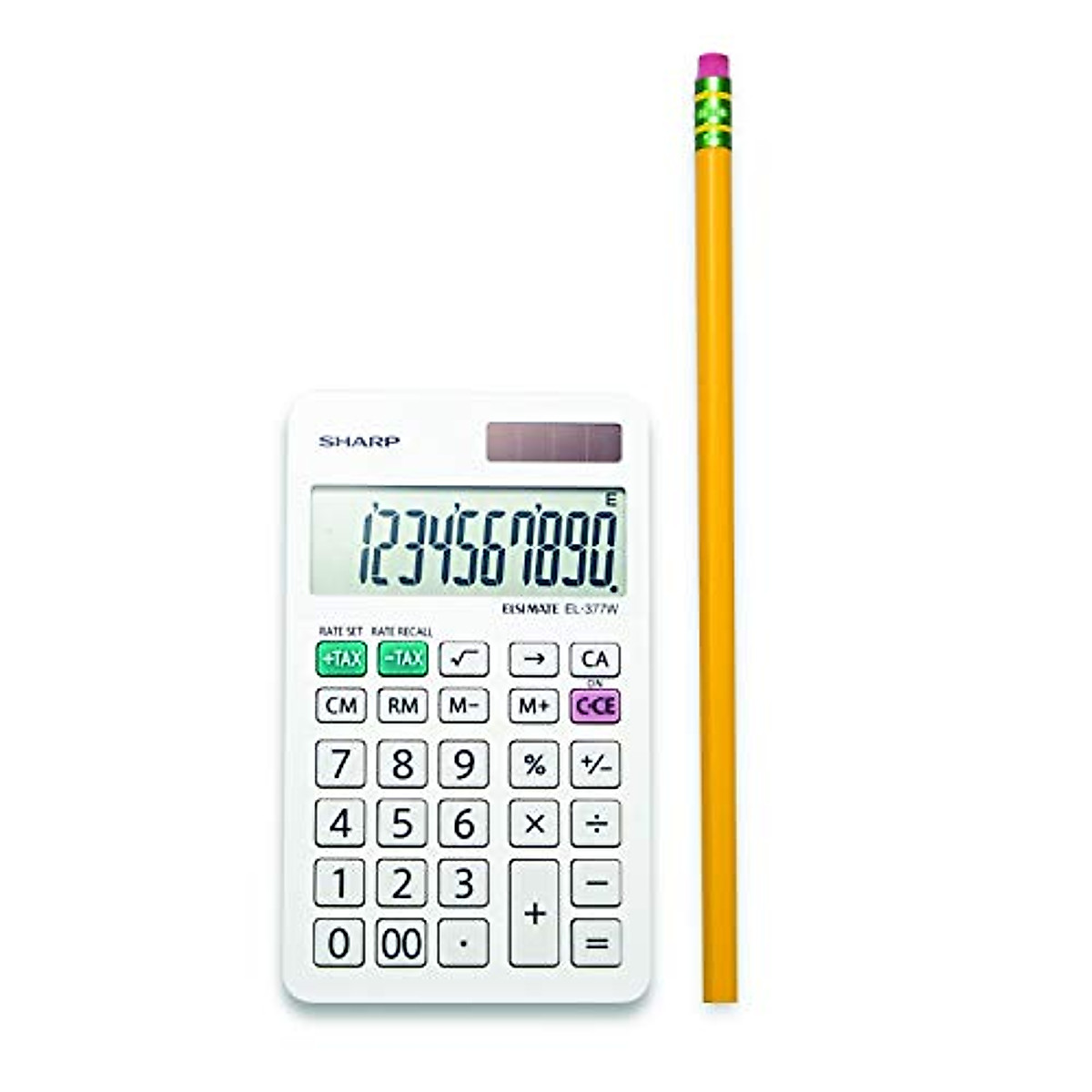 Sharp EL-377WB Business Calculator, White 2.75