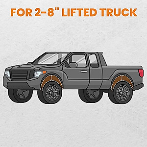 Tuningsworld Dual Steering Stabilizer 2''-8'' lift for Ford F250 F350 4WD Super Duty 2005-2017 Upgrade Damper