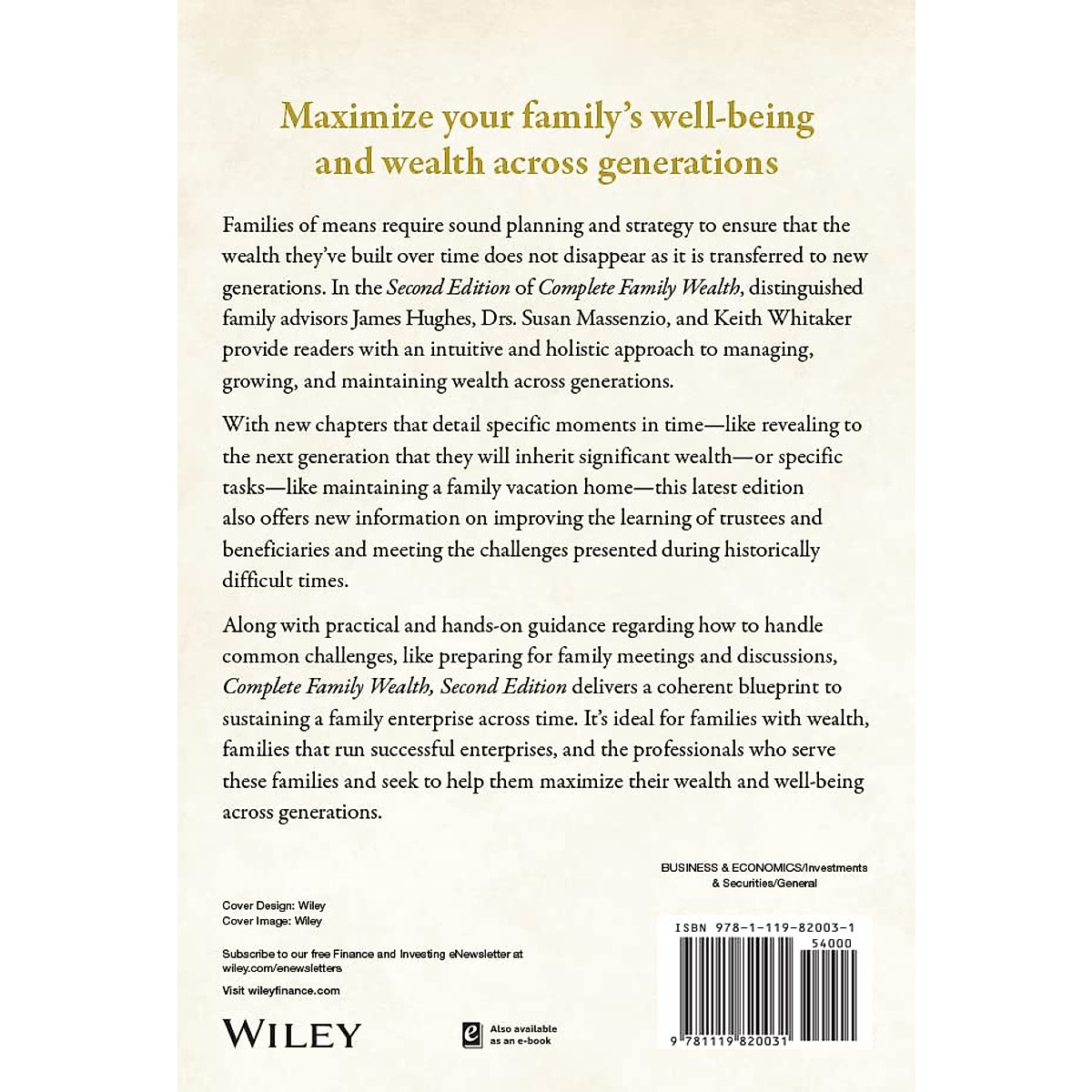 Complete Family Wealth: Wealth as Well-Being (Bloomberg)