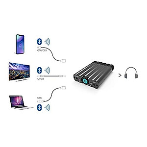 iFi xDSD Portable Bluetooth DAC and Headphone Amplifier - for Smartphones/Tablets/Computers/Digital Audio Players