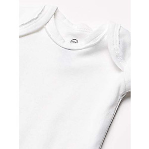 HonestBaby unisex baby Organic Cotton Short Sleeve Bodysuits Multi Pack and Toddler T Shirt Set, 5 Pack Bright White, 0-3 Months US