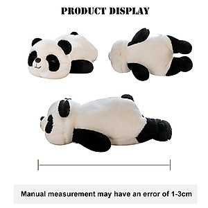 Evlooe Cute Panda Plush Toy, Panda Bear Stuffed Animal Plush Pillow Soft Cartoon Panda Plushies Body Pillow Gifts for Kids Girls(30cm/11.81inch)
