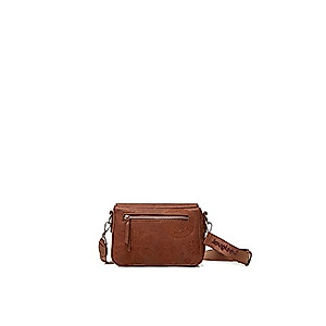 Desigual womens Hand Bag, Brown, U US