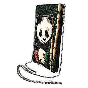 Mary Frances womens Mary Frances Panda Love Crossbody Phone Bag, Multi, One Size US