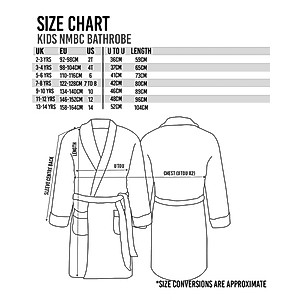 Disney The Nightmare Before Christmas Dressing Gown Kids Black Pjs Bathrobe 11-12 Years