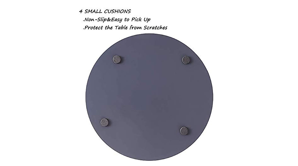VASUHOME 10" Round Mirror Plates | Centerpieces & Decor