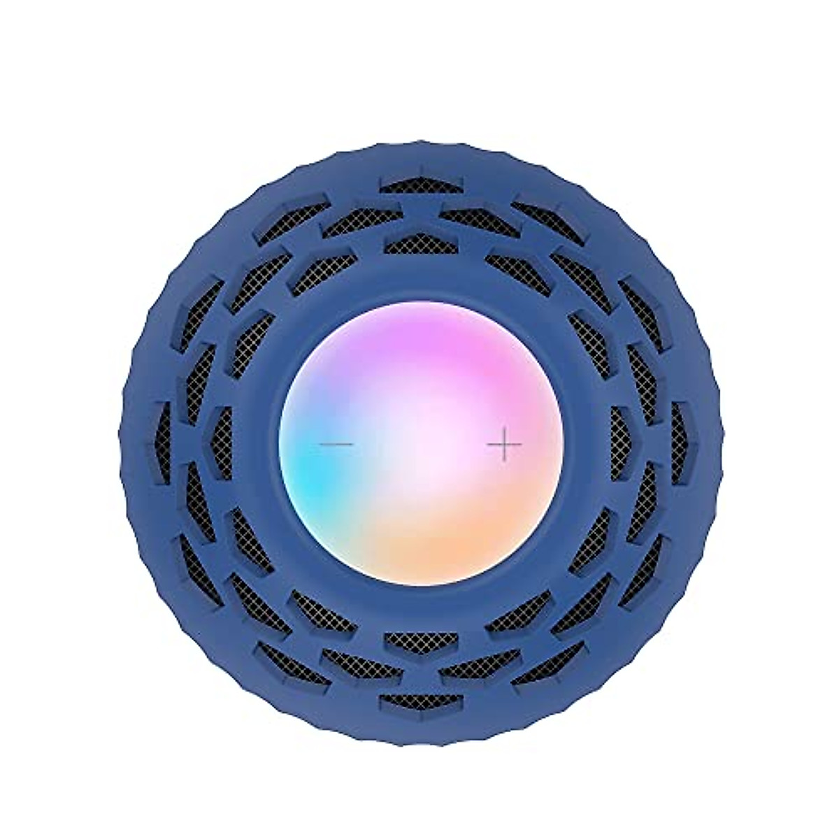 Hahace Protective Cover Compatible with HomePod Mini, Protective Case with Hollow Design Dust-Proof & Drop-Proof (Blue)