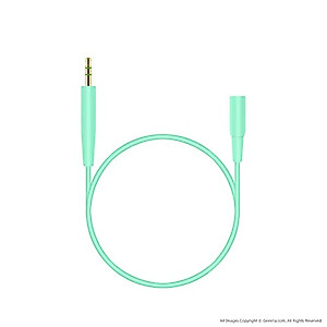 Geekria 2.5mm Male to 3.5mm (1/8'') Female Headphones Plug Adapter, Conversion Audio Plug, TPE Cord Compatible with Bose SoundTrue, SoundTrue II, QuietComfort QC25 (25cm)
