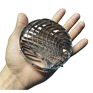 Coladera 2 Pack Concha Cutter Mexican Bread Traditional Tool Cortador de Conchas para Pan 4 Inches Diameter 0.9 Inches Height Two Sided Stainless Steel and Sheet Metal Rust Resistant (4 Inches)