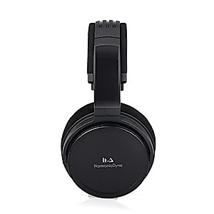 Linsoul HarmonicDyne Athena Semi-Closed Over-Ear Wired HiFi Headphone with 50mm Dynamic Driver, Glass Faceplate, Detachable OCC Cable for Audiophile Studio Musician