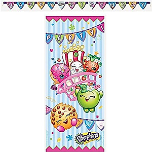 Shopkins Birthday Party Decorating Bundle ~Happy Birthday Banners and Door Poster.