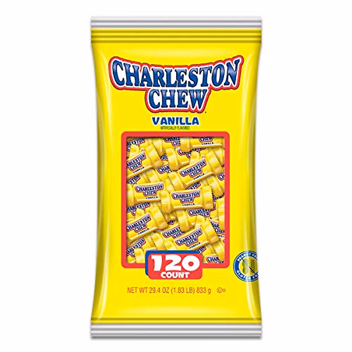 Charleston Chew Vanilla Flavor, Pack of 120 .25 Oz. Bars