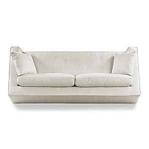 POLY & BARK Capri Fabric Sofa, Bright Ash
