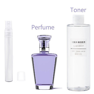 SelfTek 15 Pack Spritzer Bottle, 10ml Mini Portable Mist Empty Spray Bottle Perfume Travel Refillable Spray Bottles with 15 Funnels