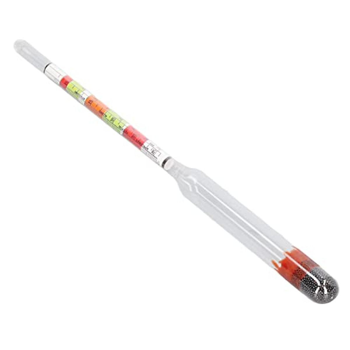 Hydrometer Tool, Easy Reading Beer Meter Glass High Accuracy Wide Application for Office