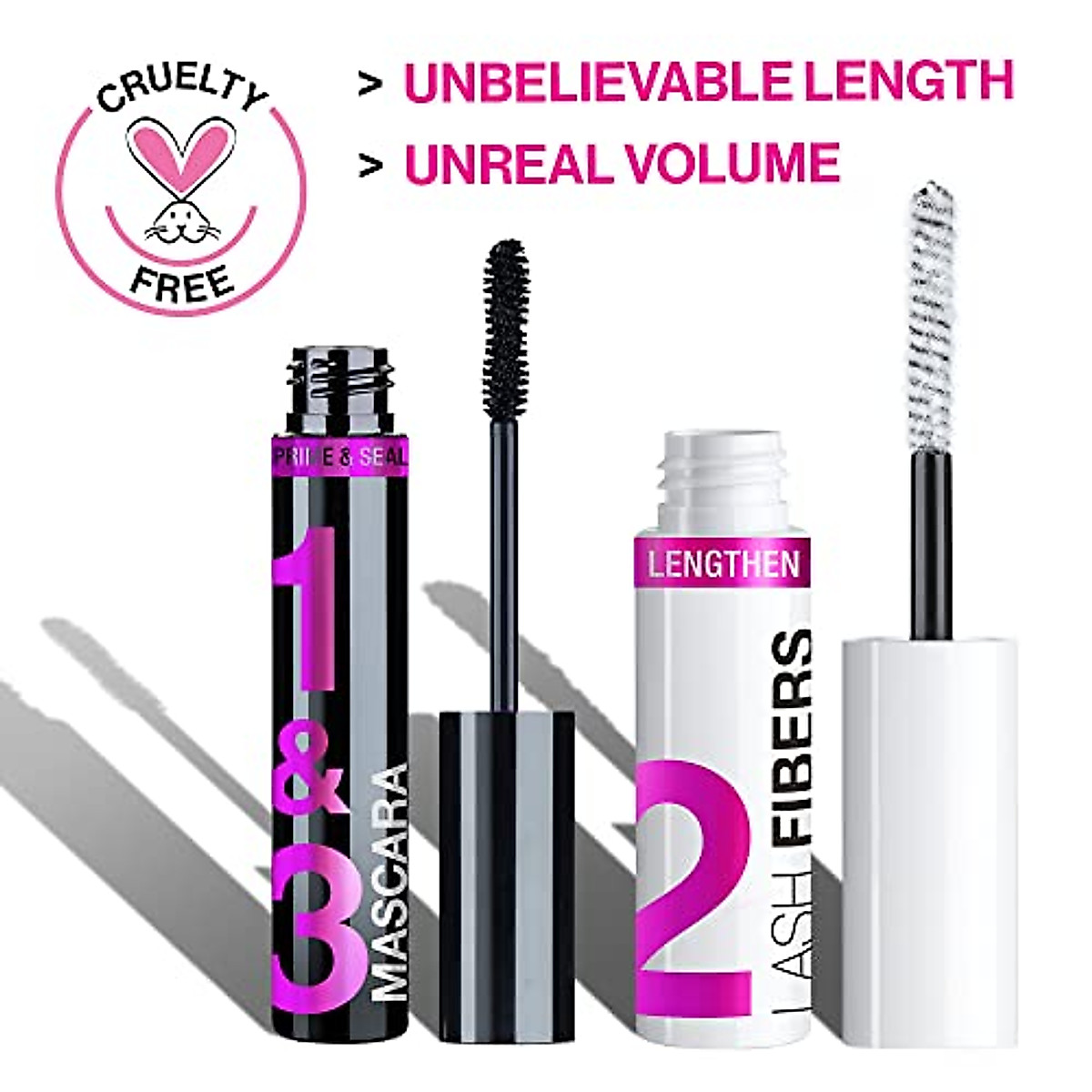 Mascara Kit By Wet n Wild Lash-O-Matic Mascara Fiber Extension Kit - Very Black