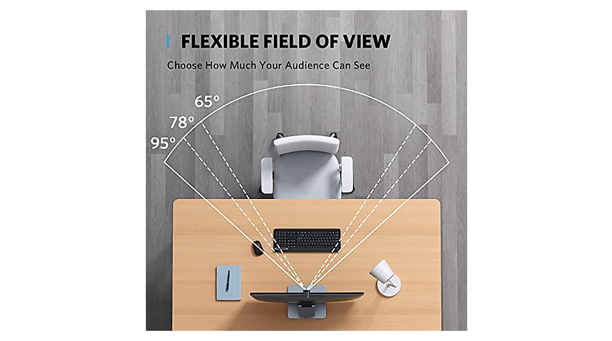 Anker PowerConf C200 2K Webcam with Adjustable Tripod | Privacy Shield
