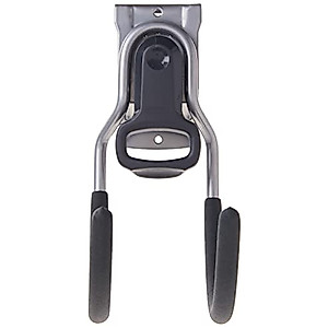 Rubbermaid FastTrack Utility Hook, Garage Organization Wall Hanger, Tool Hanger, Wall Mount and Heavy Duty Tool Hanger, Black