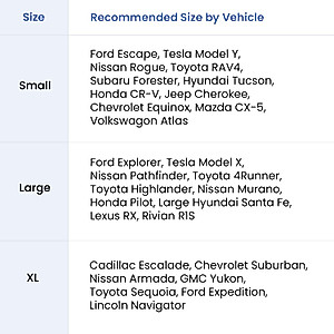 4Knines SUV Cargo Liner, Trunk Protector for Vehicles, Durable Cargo Mat for SUV, Compatible with 60/40 Split Seats & Armrest Pass-Through, Waterproof, Easy to Clean, Non-Slip - Large Size, Grey