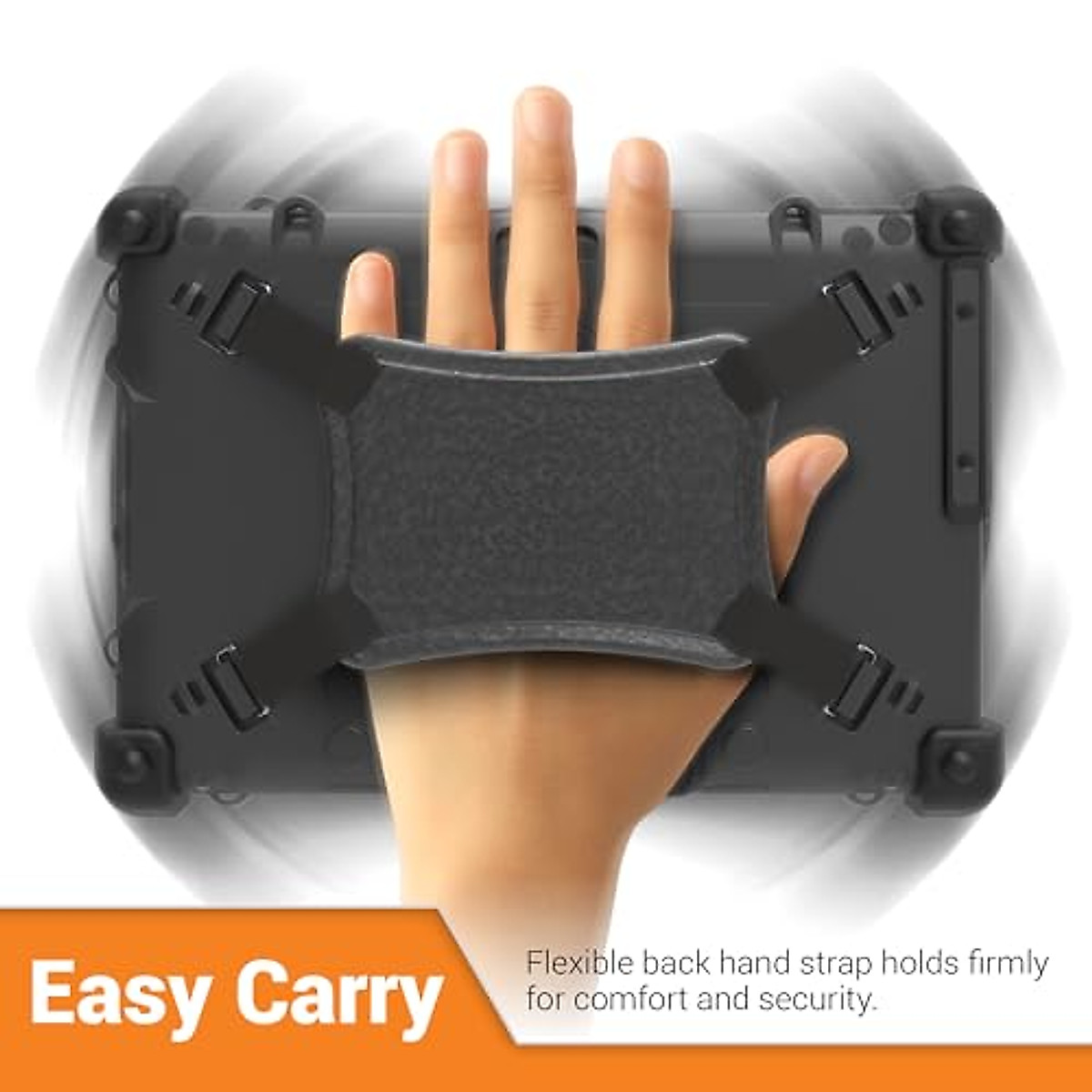 MobileDemand Flex 10B Rugged 10 inch Tablet with Windows 11 Pro Upgrade, Ultra Lightweight 3000mAh Battery 4GB, Tablet PC, Handheld PC with Handstrap for Rough Outdoor Work and Business Activities