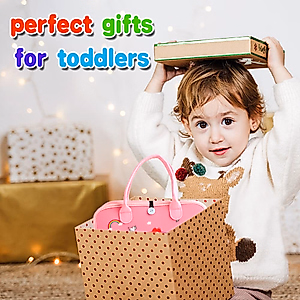 fyjous Busy Board for 1 Year Old, Montessori Busy Board Toys for Toddlers 1 2 3 4 Years Old Sensory Toys Quiet Book for Toddler Girls Educational Activity Airplane Car Travel Toys Birthday