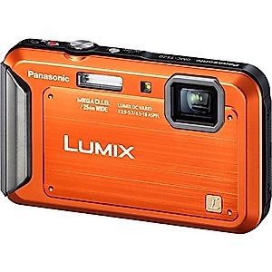 Panasonic Lumix TS20 16.1 MP TOUGH Waterproof Digital Camera with 4x Optical Zoom (Orange) (OLD MODEL)