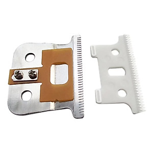 Adjustable Replacement T Blade Trimmer Replacement Blade Compatible with Andis T Outliner gtx Replacement Blade Silver