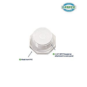 FAFCO Solar Bear/Cub Solar Water Heating System Installation Accessories and Hardware Kit for Above Ground and Inground Pool Systems