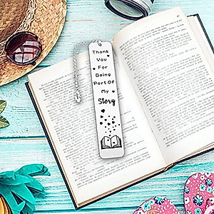 WNPXQNT DHliIQQ Steel Reading Bookmarks,Thank You Appreciation Gift for Women Tassel Men Collea Bookmark for Coworker with