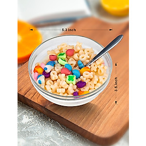 Funny Cereal Candle Bowl, Vanilla Scented Soy Candles with Metal Spoon, Cute Candles Gifts, Cool Candles Gifts