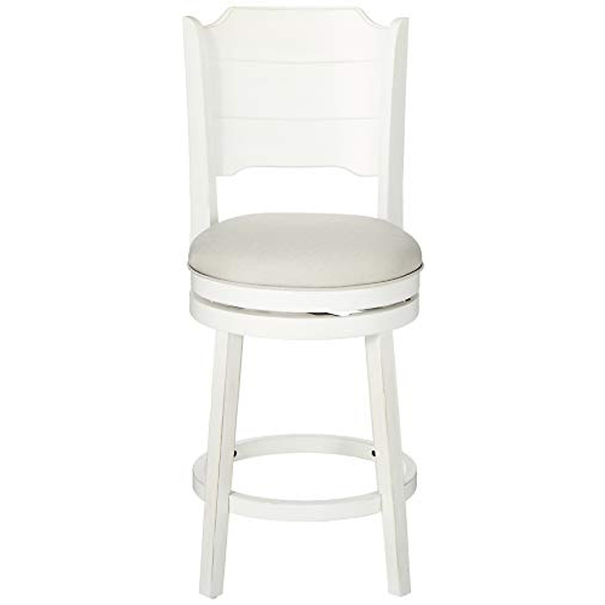Hillsdale Clarion Swivel Stool, Counter Height, Sea White