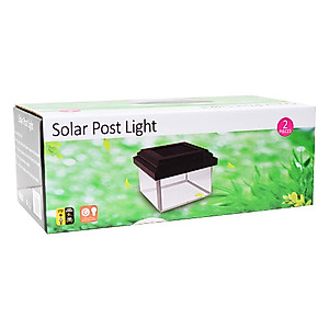 8 Pack Black Outdoor Garden 4 x 4 Solar 8 SMD LED Translucent Post Deck Cap Square Fence Light Landscape For Wood Only