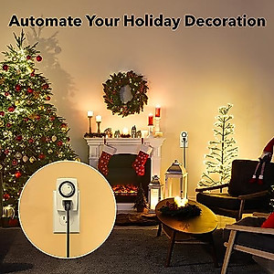 BN-LINK BND-60/U47 Indoor Mini 24-Hour Mechanical Outlet Timer, 3-Prong, 2-Pack