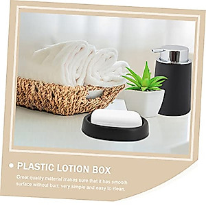 Cabilock 3 Sets Bathroom Set Makeup Accessories Bath Accessories soap Dish Tumbler rinsing Cup soap Lotion Dispenser Foam soap Dispenser Toilet Accessories take a Bath Washing Cup Plastic