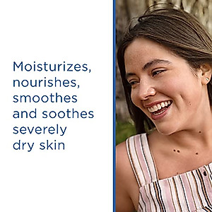 EltaMD Moisture-Rich Body Creme, Moisturizing Face and Body Cream For Dry Skin and Sensitive Skin, Dermatologist Recommended, Fragrance Free, Sensitivity Free, Vegan Body Lotion, 8 oz Tube