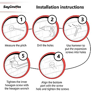 SAYONEYES 24 Inch Matte Black Towel Bar – Premium Grade SUS304 Stainless Steel Towel Holder Wall Mounted – Single Layer Black Towel Racks for Bathroom, Kitchen, Bedroom