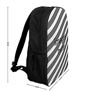 Zeuxukw Backpack Bookbag Casual Daypack Lightweight Rucksack with Water Bottle Holders For Teens College Library Travel One Size