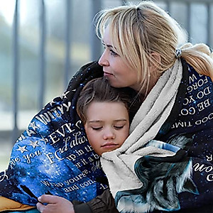 Joyloce Son Gifts Blanket 80"X 60" - To My Son - Son Gifts From Mom/Dad - Funny Gifts For Son Blanket - Best Birthday Gift Ideas For Son - Gifts For Grown Son - Son Gift From Mother Or Father Blankets