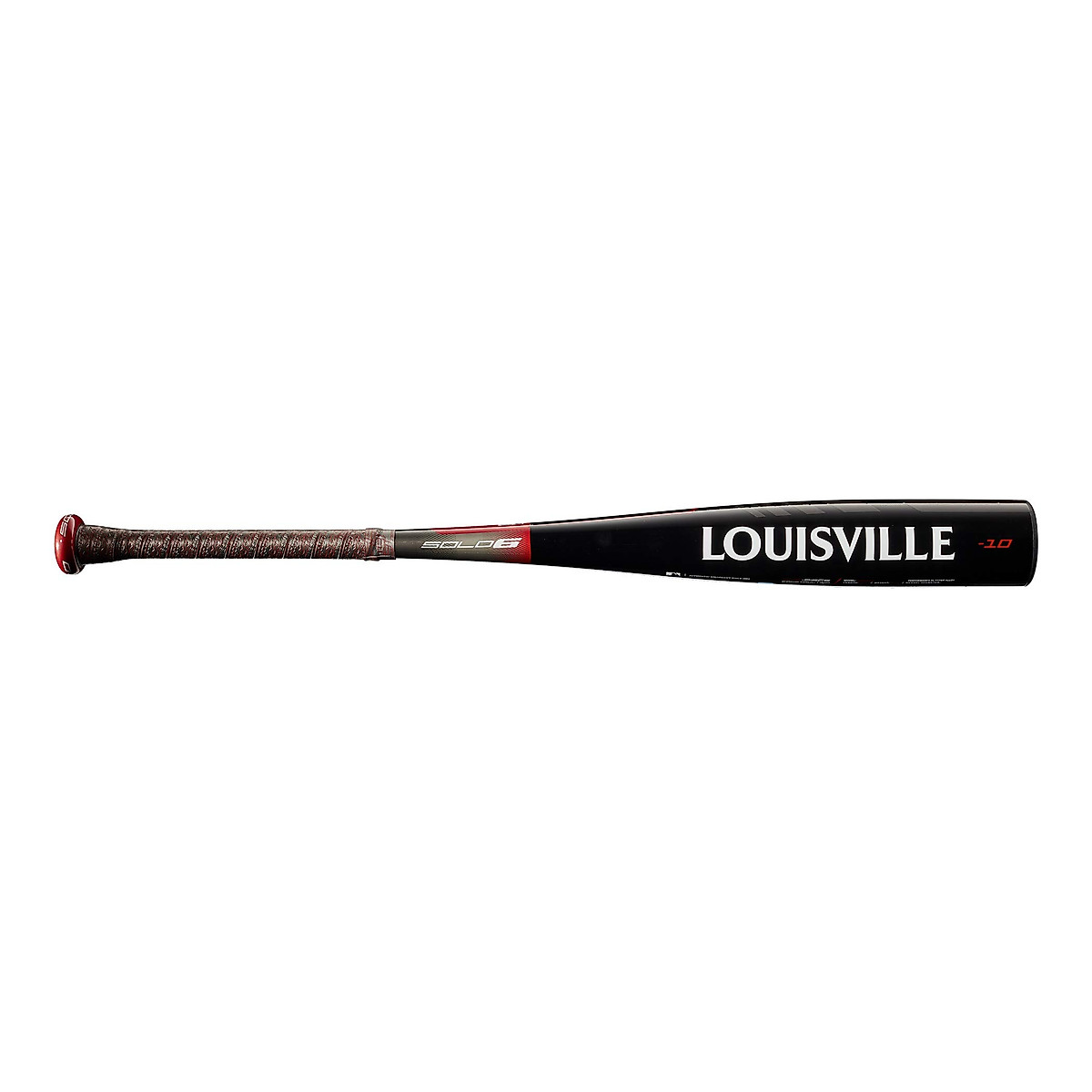 Louisville Slugger unisex-adult 2020 Solo (-10) 2 3/4" Senior League Baseball Bat, 30"/20 oz, Black
