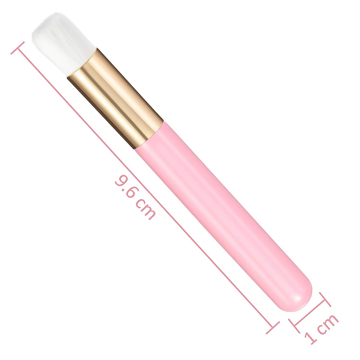 20 Pieces Lash Shampoo Brushes, Peel Off Blackhead Brush Remover Tool, Nose Pore Deep Cleaning Brush, Facial Cleansing Brushes, Eyelash Extensions Blackhead Brush Washing Brush Lash Cleanser (Pink)